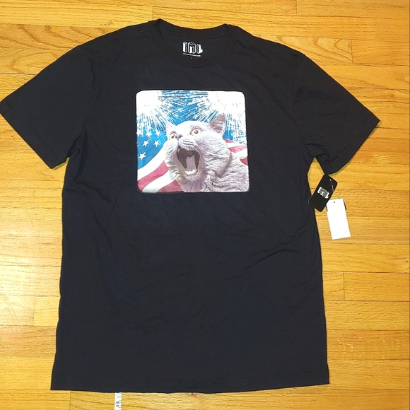 Isaac Morris | Shirts | Isaac Morris Black Short Sleeve Scaredy Cat ...